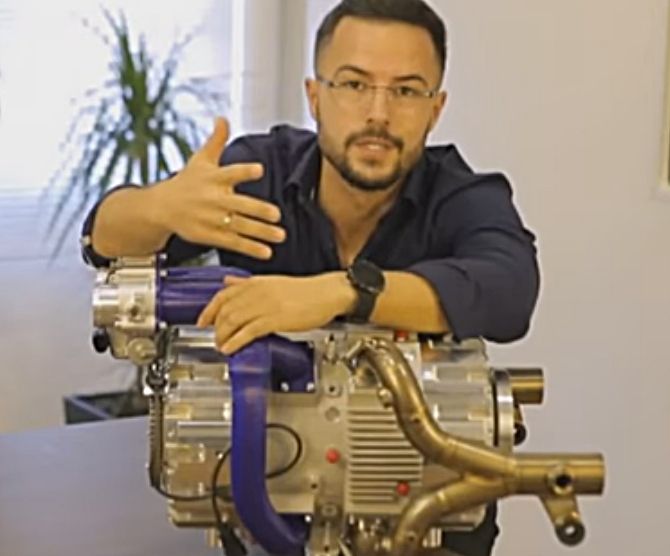 E-REX vientaktu iekšdedzes dzinējs "mainīs pasauli" (+ VIDEO) - iAuto